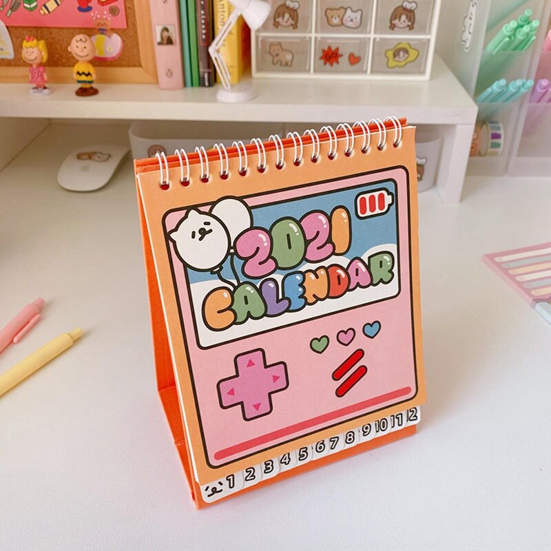 Kalender Cartoon Leuke Student Bureau Kalender Mem... – Vicedeal