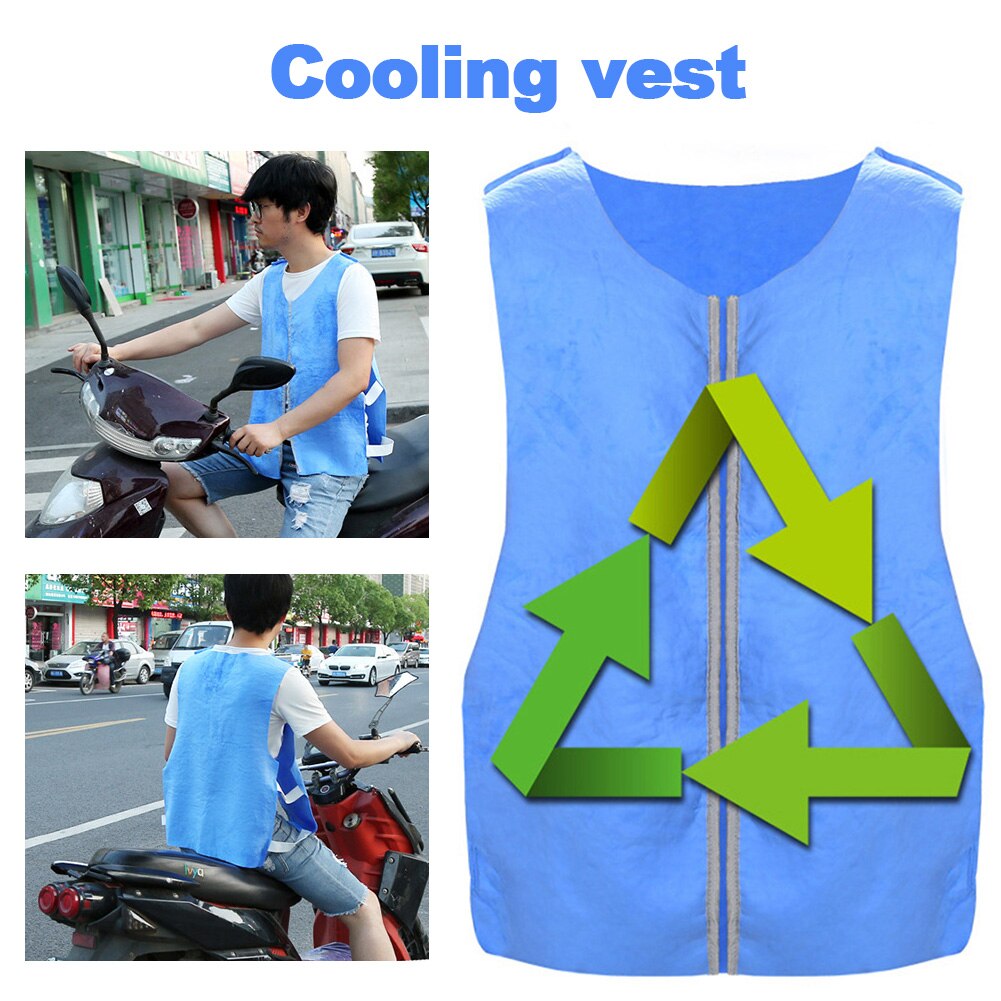 Outdoor Sports Cooling Ice Vest Summer Fan Cooling... – Grandado
