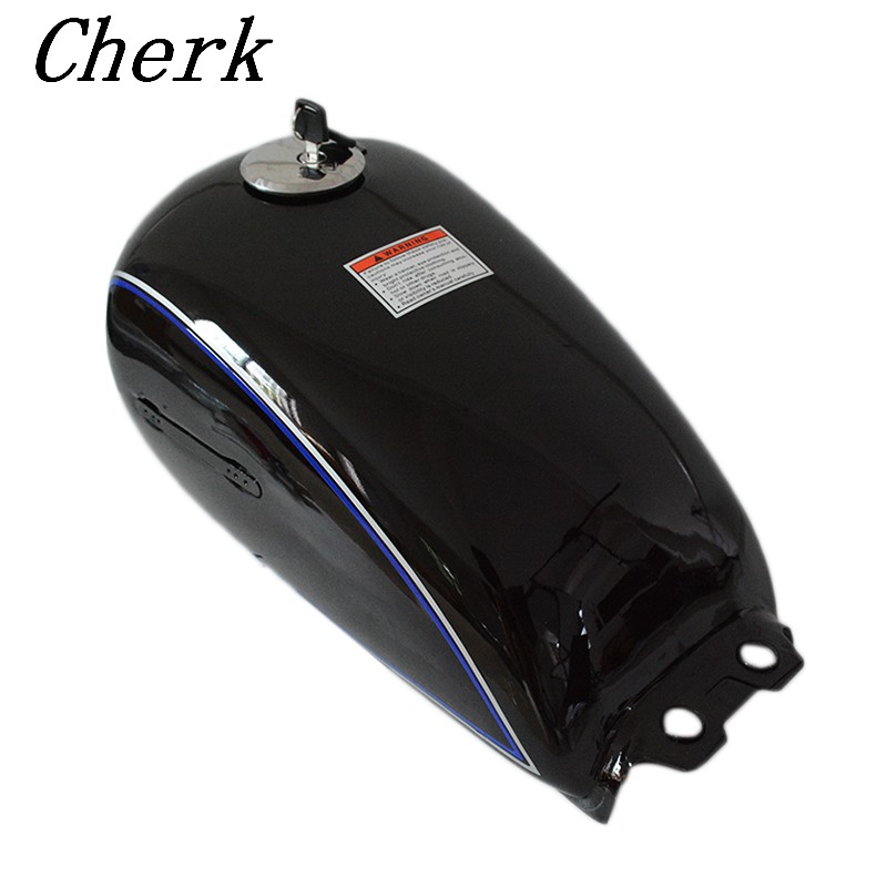 Motorcycle Black Universal Vintage Gas Fuel Tank R... – Vicedeal