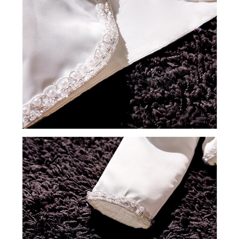IYEAL Kid Cape Cloak With Beading Flower Girl Dres... – Grandado