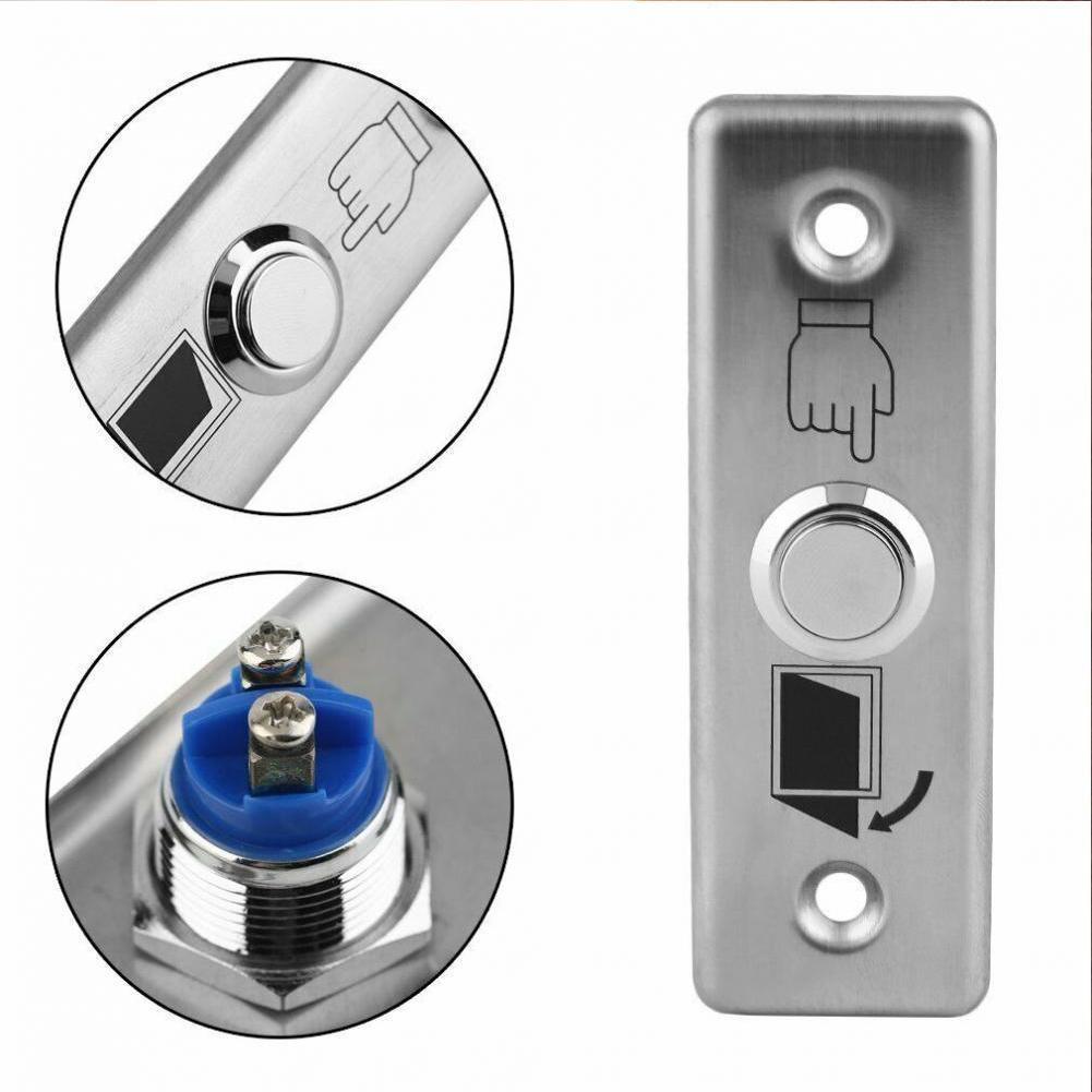 Exit Push Door Release Button Switch Stainless Ste... – Vicedeal