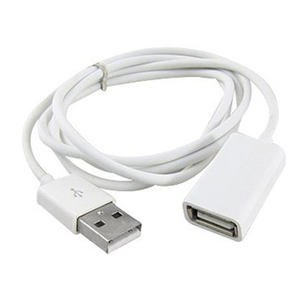 White PVC Metal USB 2.0 Male to Female Extension A... – Grandado