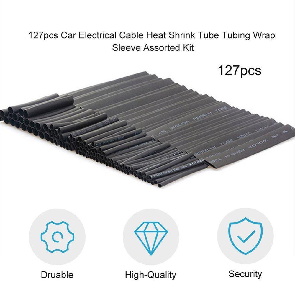 127 PCS Shrinkable Tube Sheath Cable Charger Prote... – Vicedeal