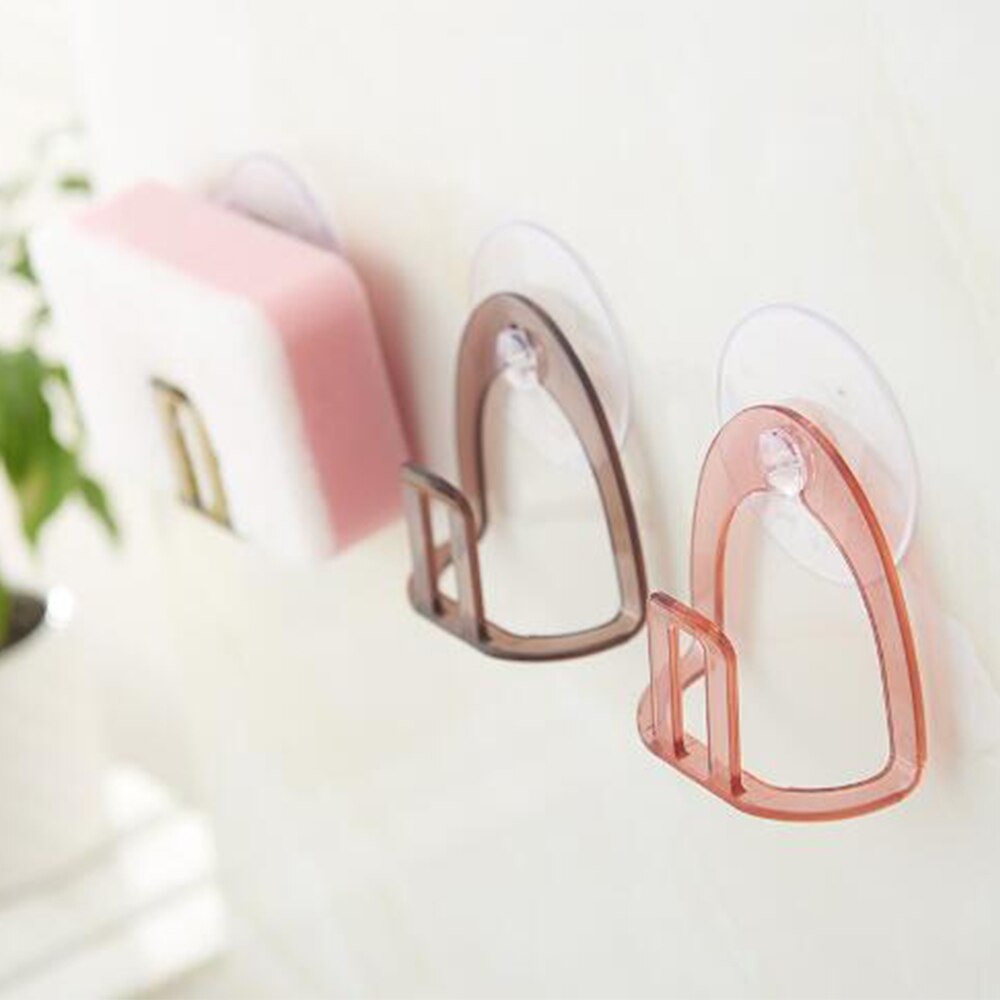 Wall suction sponge rack, kitchen and bathroom dra... – Grandado