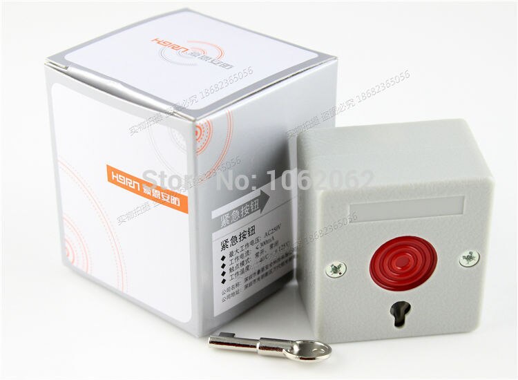 Emergency Panic Button Fire Switch NO NC COM Secur... – Vicedeal
