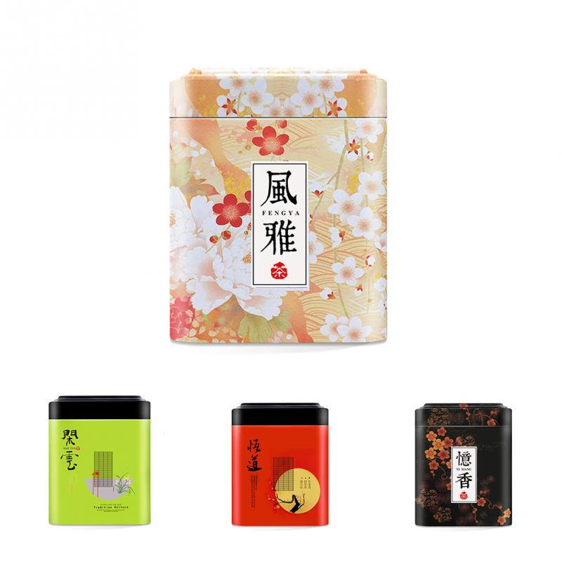 Retro Chinese Tea Caddies Iron Tin Box for Candy B... – Grandado
