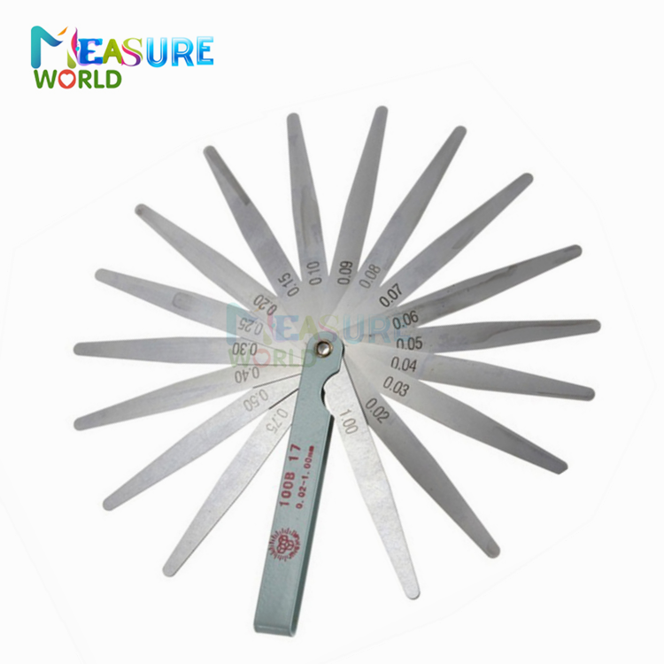 100B17 Feeler Gauge Metric Thickness Gauge Set Bla... – Vicedeal