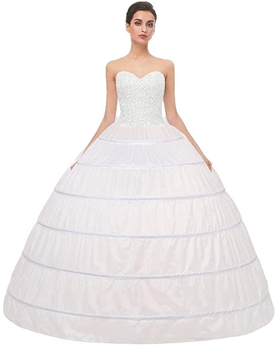 Petite Vrouwen Crinoline 6 Hoepel Rok Half Slip Pe... – Vicedeal