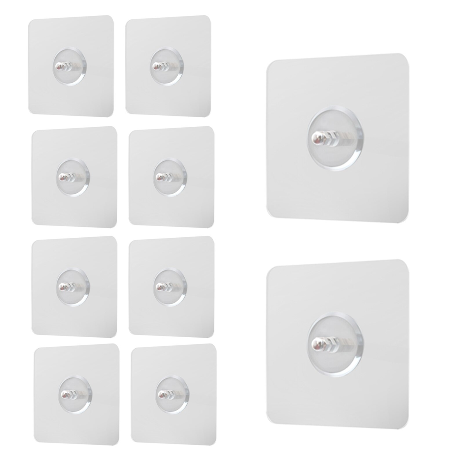 10pcs Punch-free Non-marking Screw Stickers Wall P... – Grandado