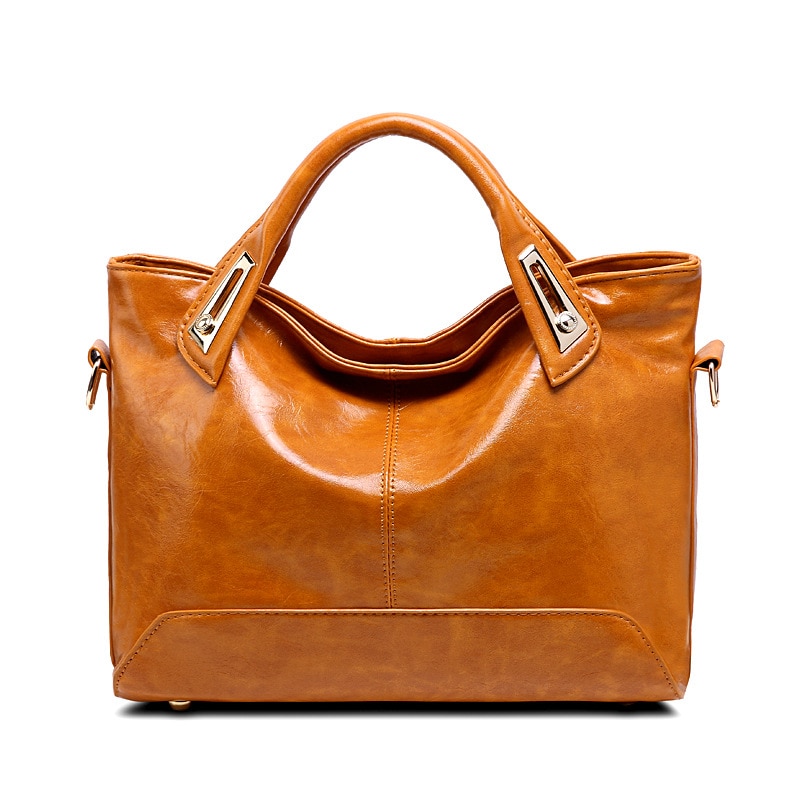 Women Leather Handbag Tote Bag Top-handle Bags Lad... – Grandado