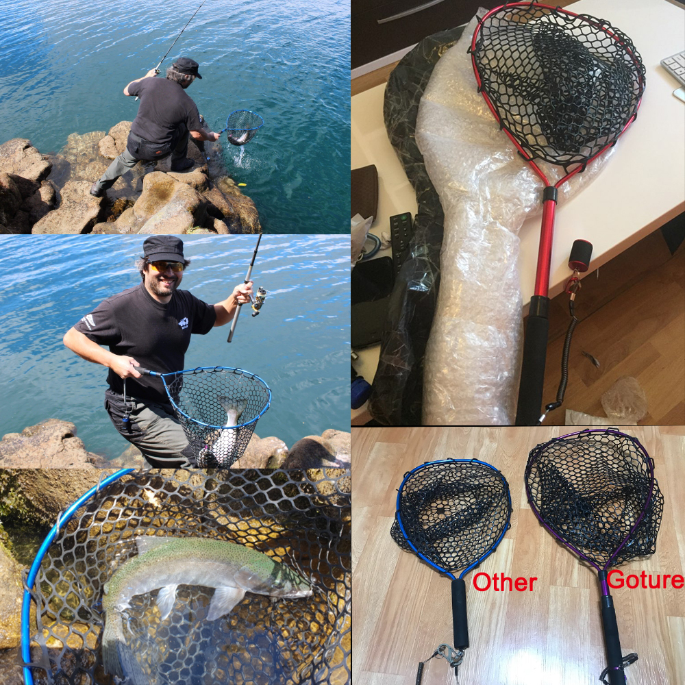 Goture Telescopic Fishing Landing Net Aluminum All... – Grandado