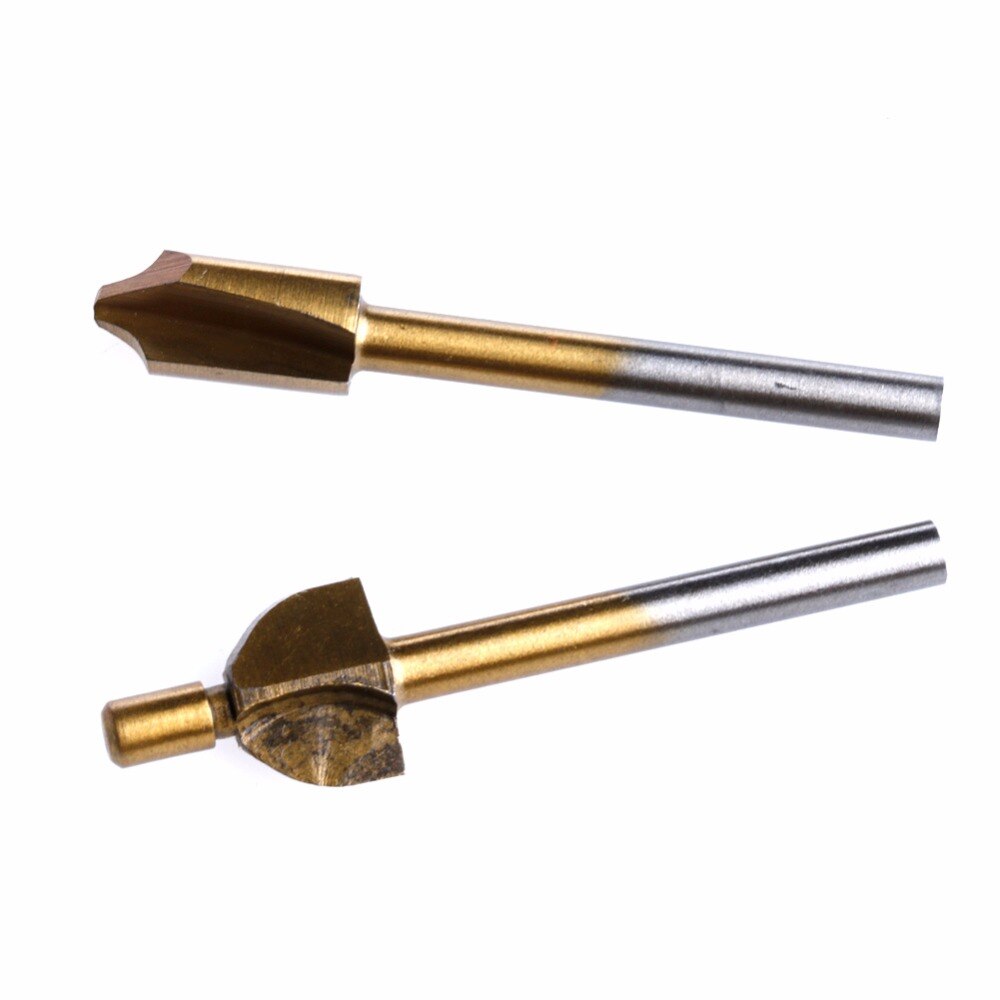 10Pcs Titanium Mini Hss Router Bits Trimmer 1/8&qu... – Vicedeal