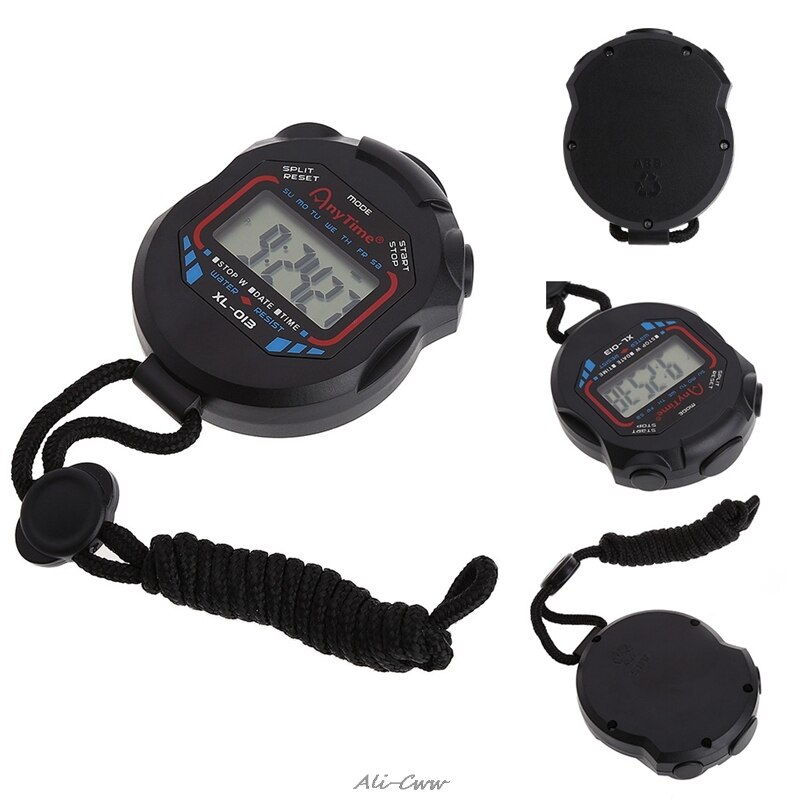 Classic Digital Handheld LCD Chronograph Sports St... – Grandado