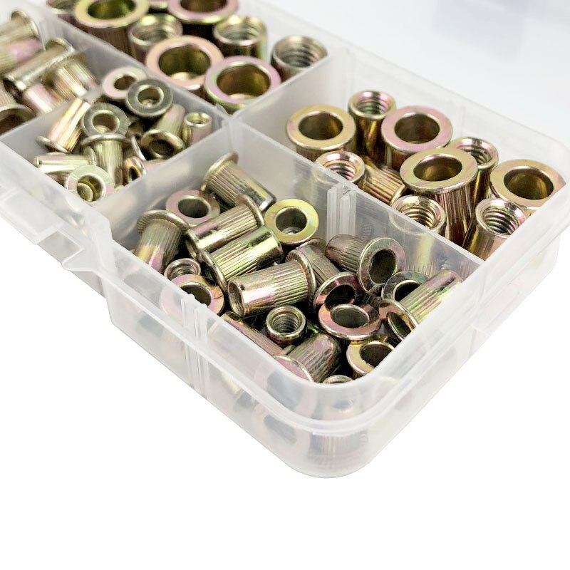 100 Stuks Carbon Steel Rivet Nut M3 M4 M5 M6 M8 Pl... – Vicedeal