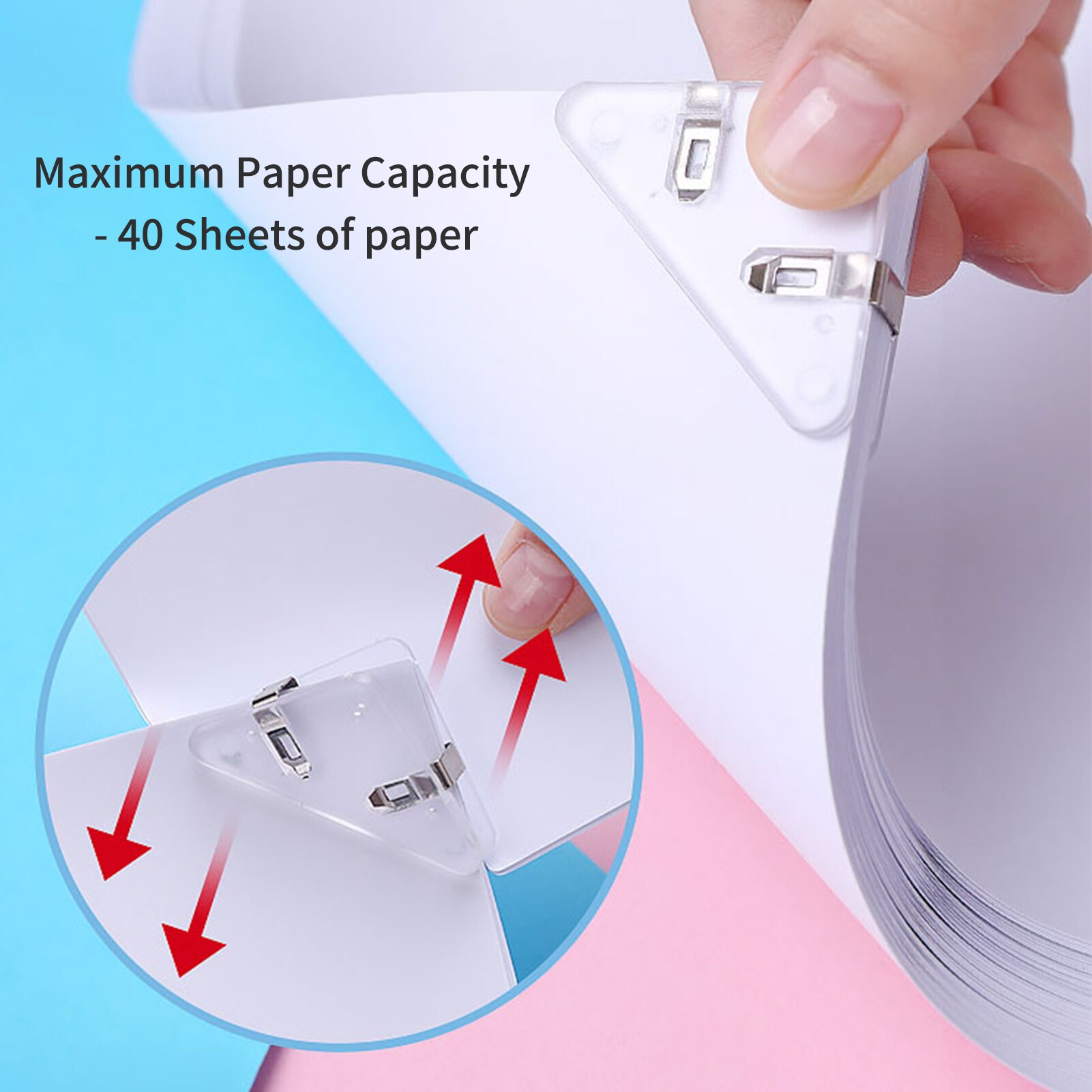 KW-trio Paper Clamp Binder Clips Colored Multifunc... – Vicedeal
