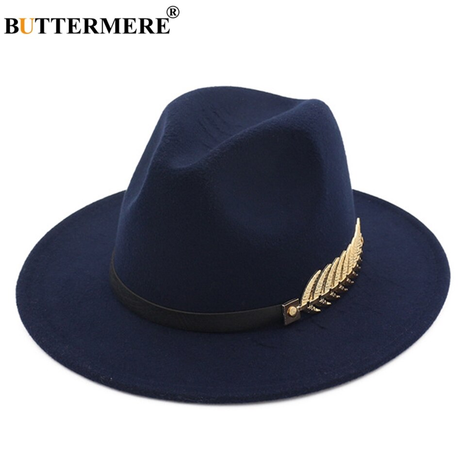 BUTTERMERE Fedora Hat Pink Ladies Winter Women Woo... – Grandado