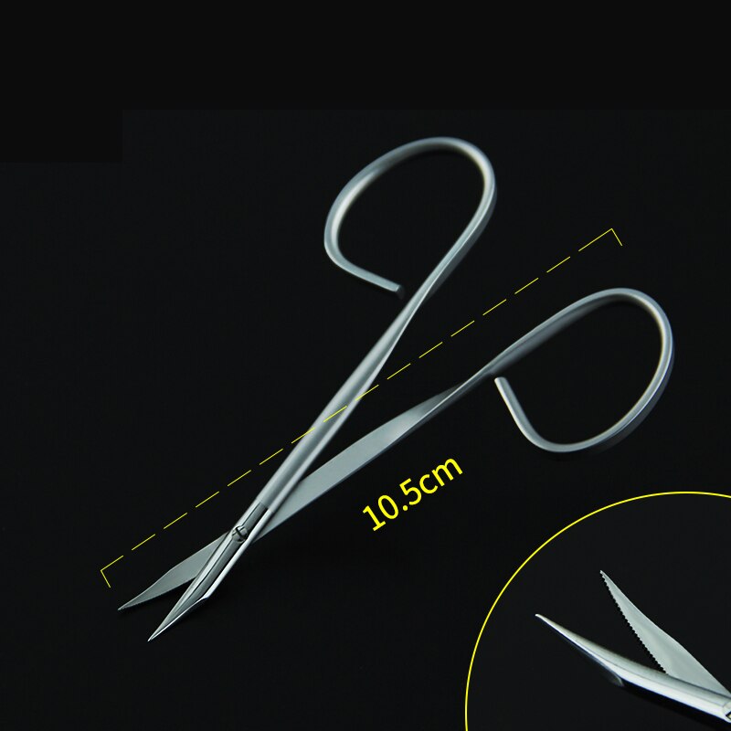 Beauty plastic serrated scissors Twisted handle se... – Vicedeal