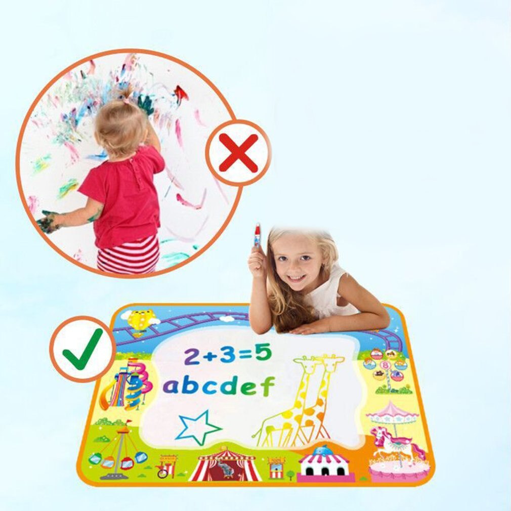 Magic Doodle Mat Oversized Water Drawing Graffiti ... – Grandado