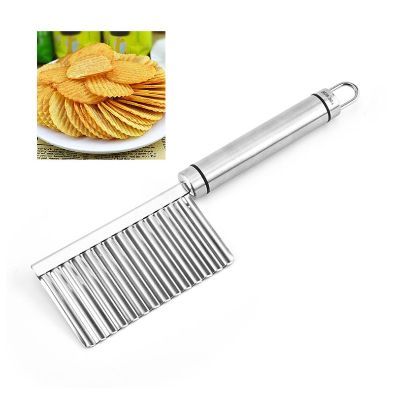 Multipurpose Potato Wavy Cutter Stainless Steel Ga... – Grandado