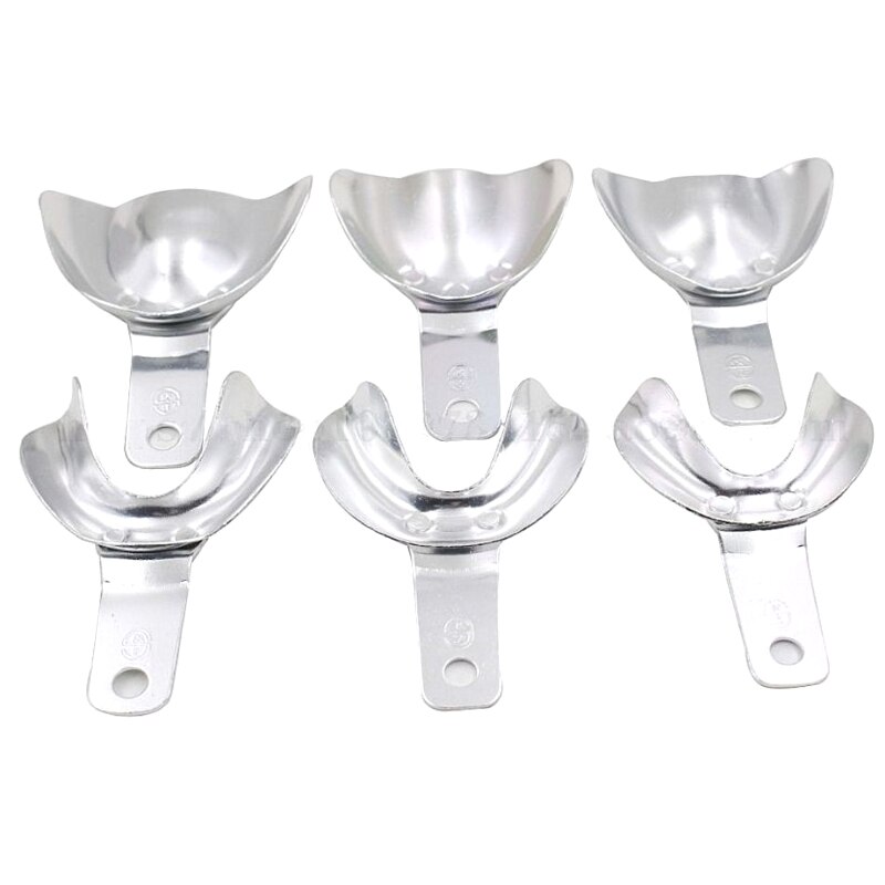 dental aluminum alloy edentulous dental trays, per... – Grandado