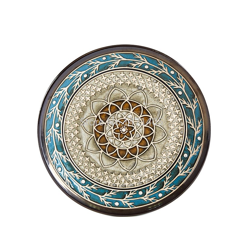 Light Luxury European Embossed Bowls and Plates Ce... – Grandado