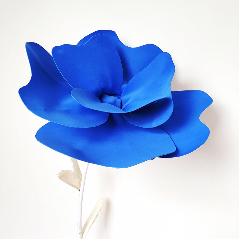 Giant Artificial Poppies PE Big Foam Flower Head S... – Grandado