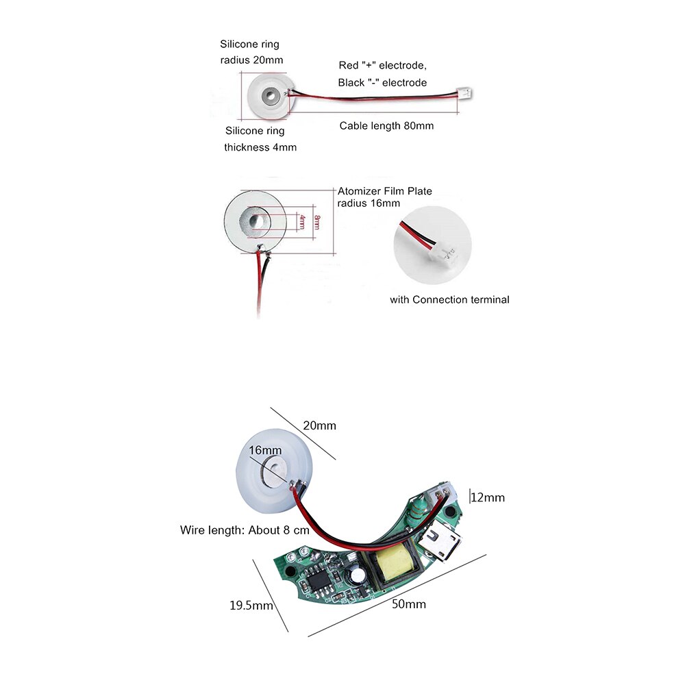 16mm 2.4Mhz Ultrasonic Mist Maker Fogger Atomizing... – Grandado