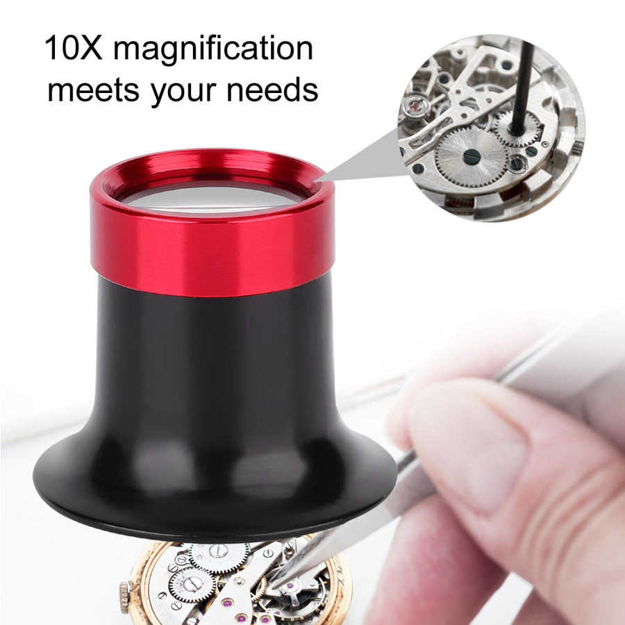10X Monocular Magnifier Aluminum Alloy Jewelry Wat... – Grandado