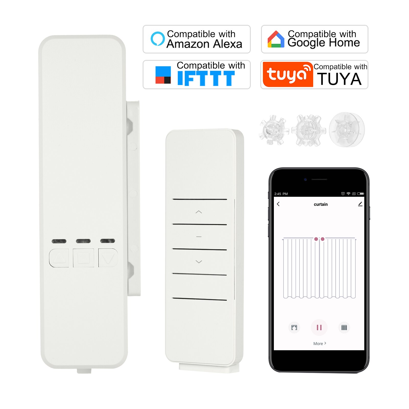 WiFi Tuya Smart Motorized Chain Roller Blinds Shad... – Vicedeal