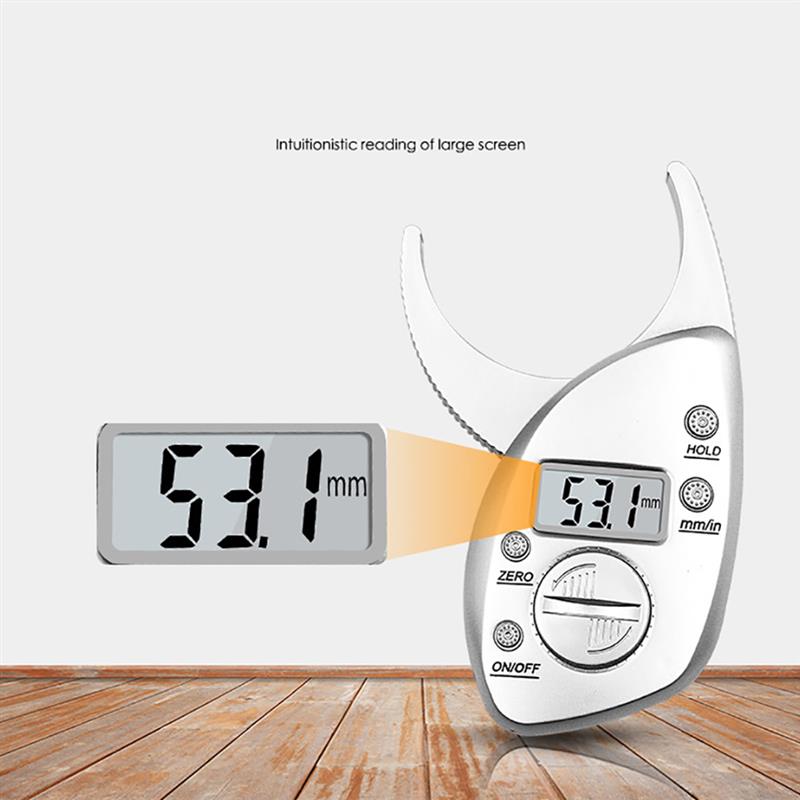 Digital LCD Body Fat Caliper Sebum Meter Skinfold ... – Grandado