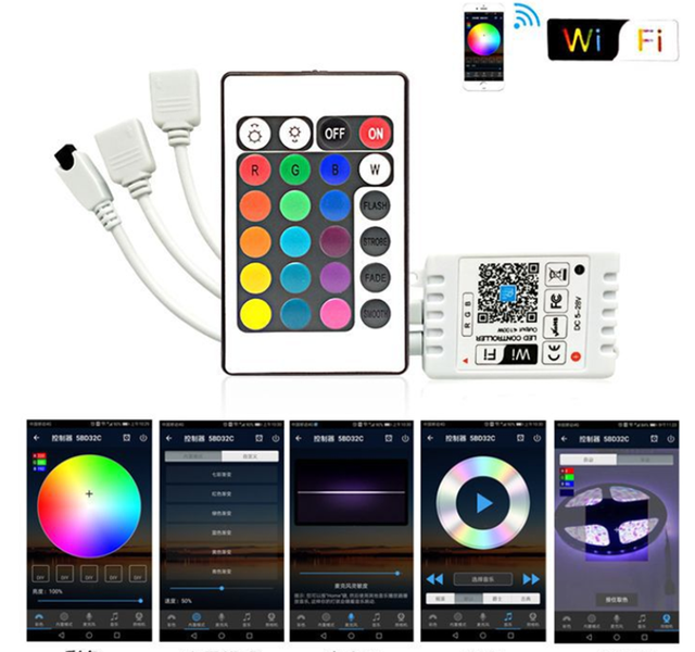 DC5V- 28V Wifi/Rgb Led Controller Android Ios App,... – Vicedeal