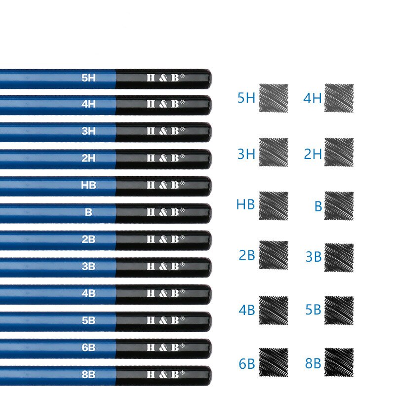 23 pcs/set Sketch Pencil Set with Metal Box HB-SDT... – Vicedeal