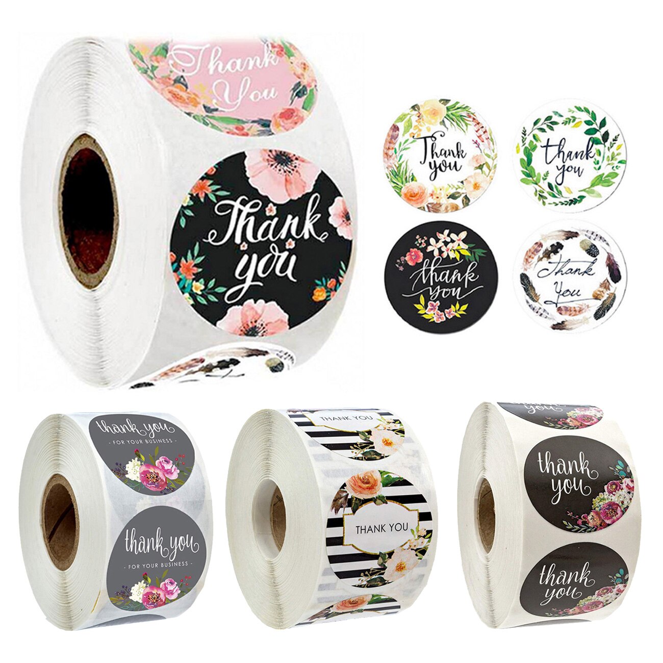 Rollo de etiqueta sellada hecha a mano, pegatina p... – Grandado