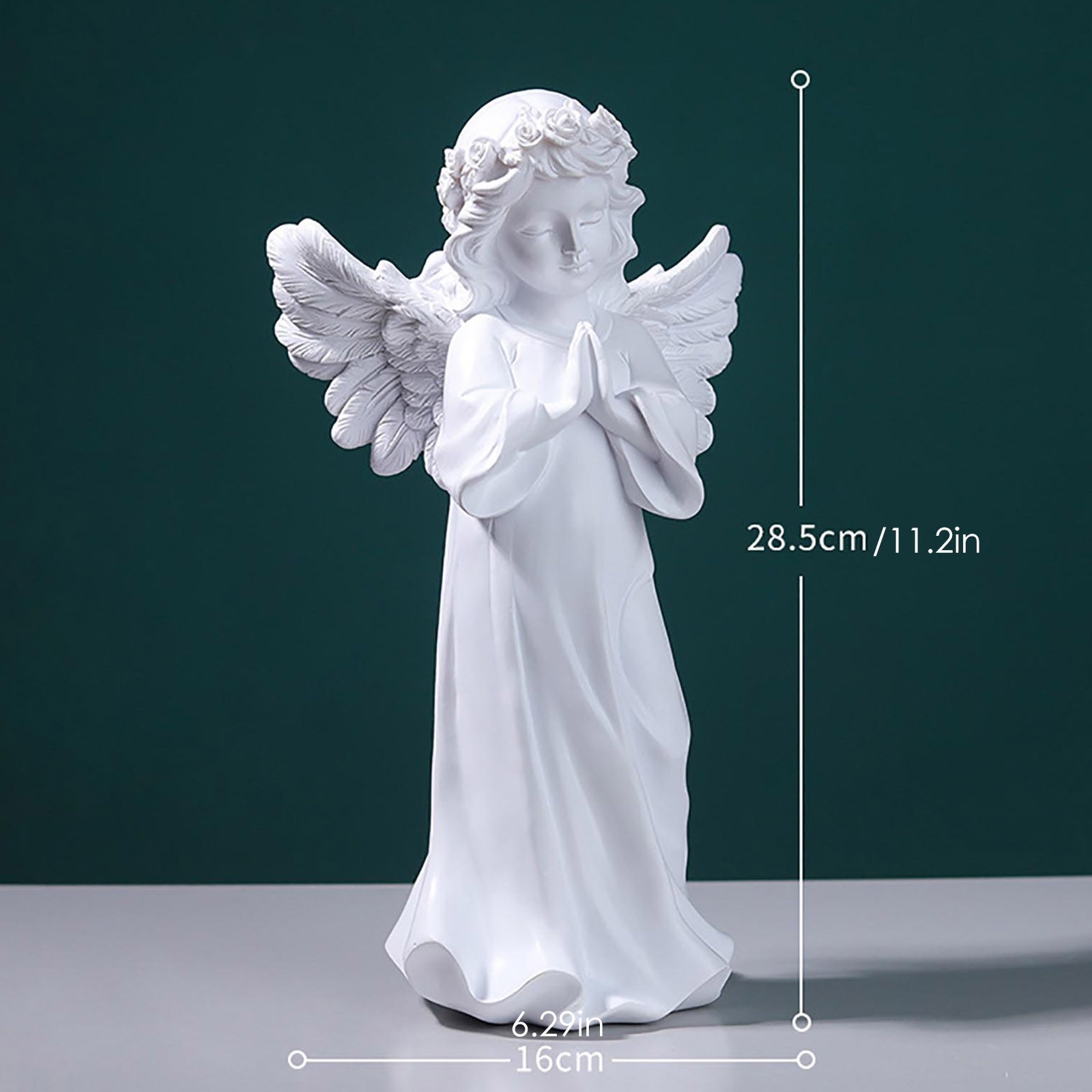 Holy Family Angel Resin Statue Archangle Virgin Ma... – Vicedeal