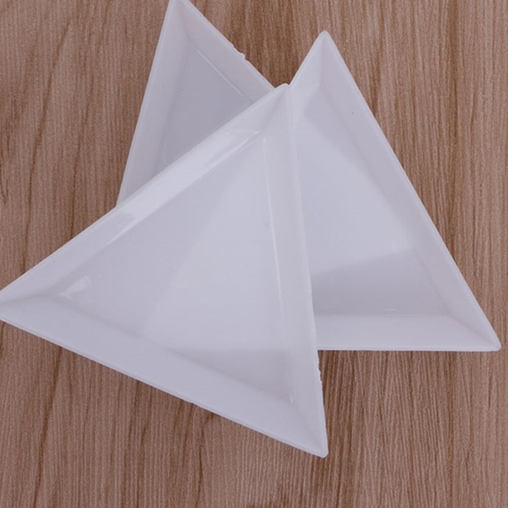 10Pcs DIY Plastic Triangle Nail Rhinestones Beads ... – Grandado