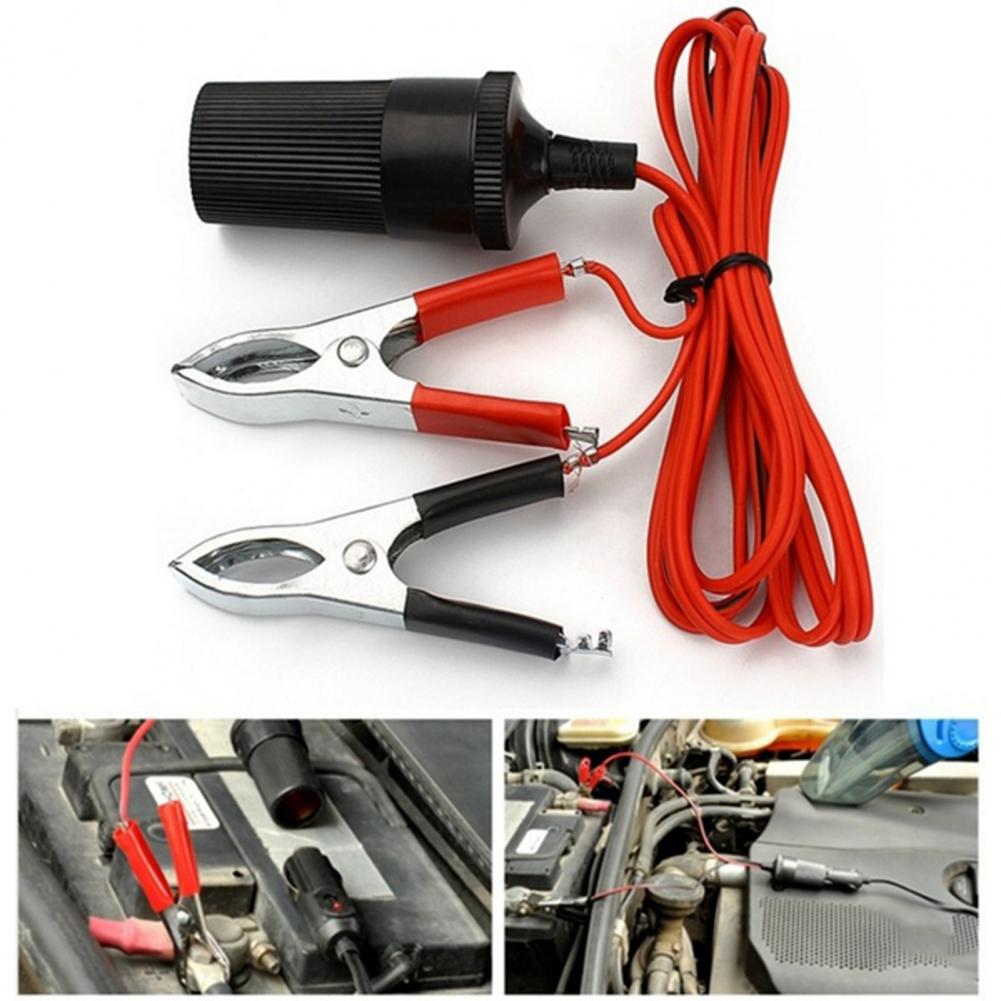 12V Car Motorcycle Battery Clip Jump Starter Conne... – Vicedeal