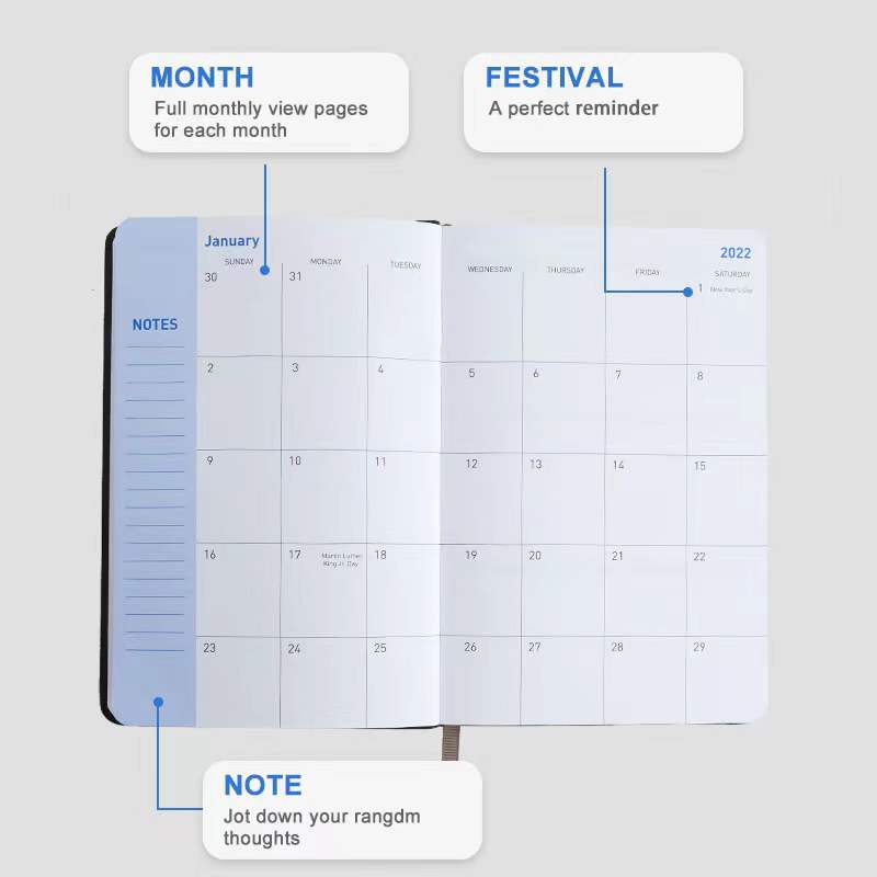 2022 Academic Year Weekly Monthly Planner Daily Ca... – Grandado