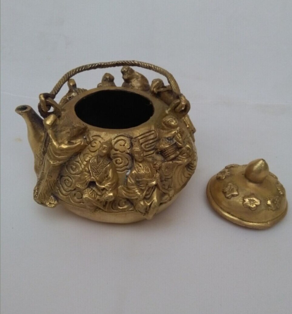 Metalen Ambachten Antiek antiek Chinese Messing Ge... – Vicedeal