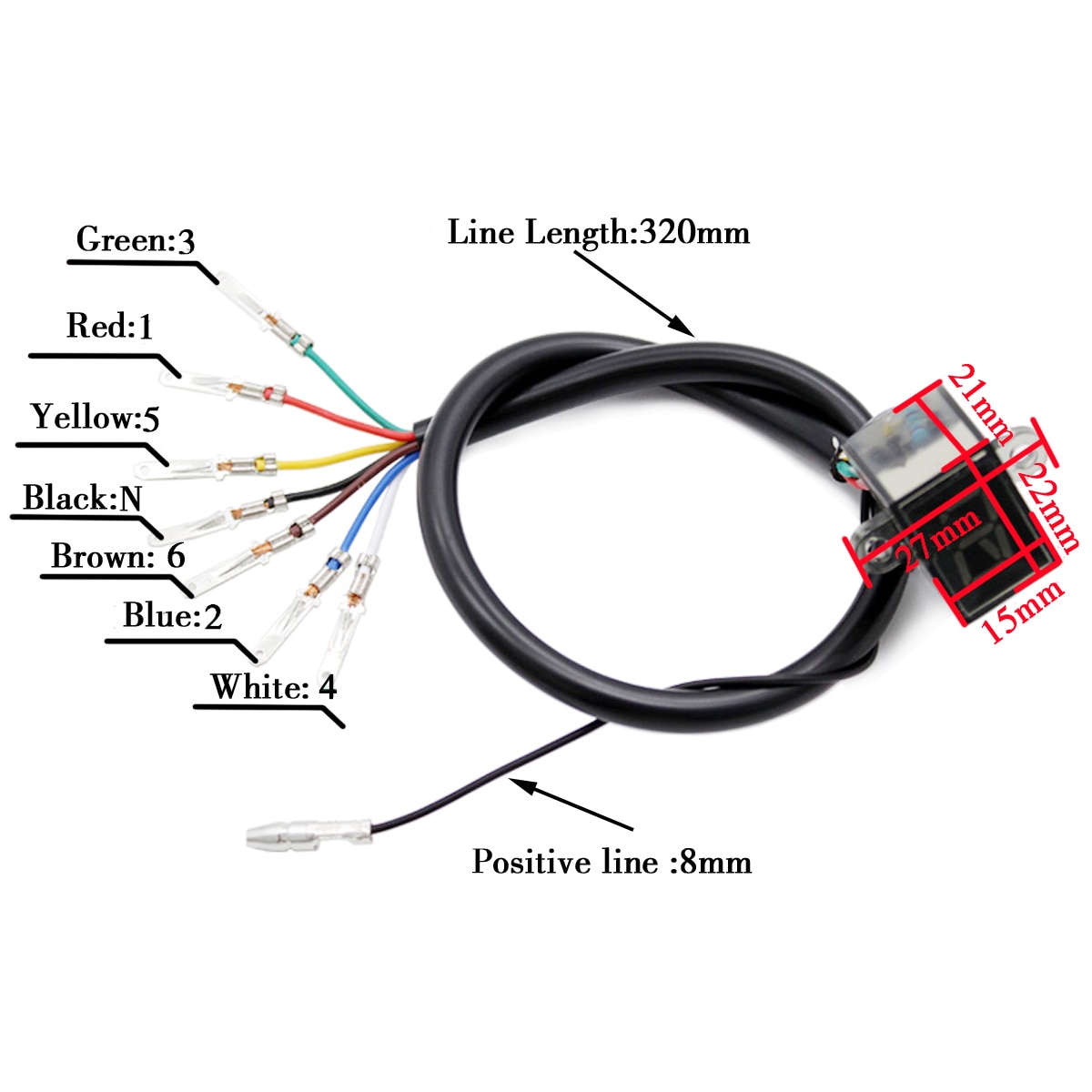 6 Speed Motorcycle Digital Display Motorcycle 1-6 ... – Grandado