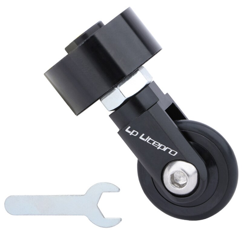 Folding Bike Easy Wheel Bicycle Seat Tube Push Whe... – Grandado