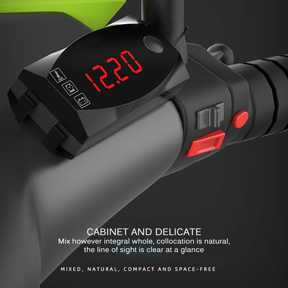 3 in 1 Digital LED Display Meters Voltmeter Clock ... – Grandado