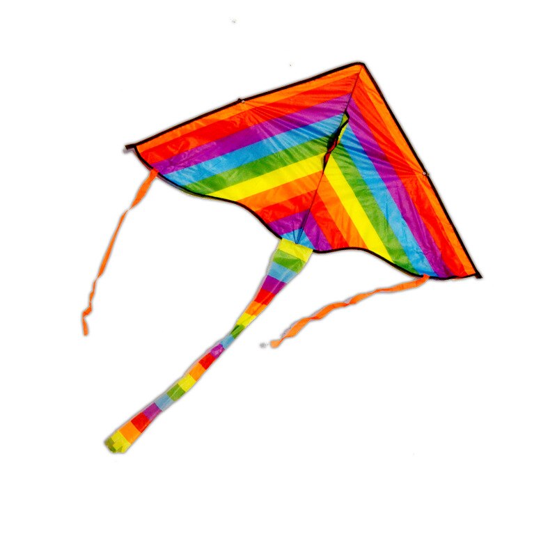 Colorful Rainbow Kite Long Tail Nylon Outdoor Kite... – Vicedeal