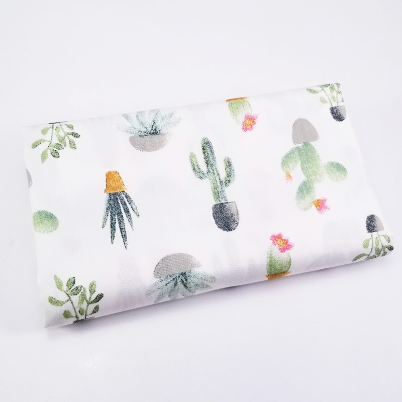 Twill Plant Cactus Series Cotton Fabric DIY handwo... – Grandado