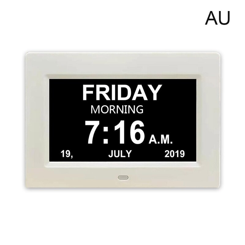 7 "Inch Digital Clock Calendar with Date Day ... – Grandado