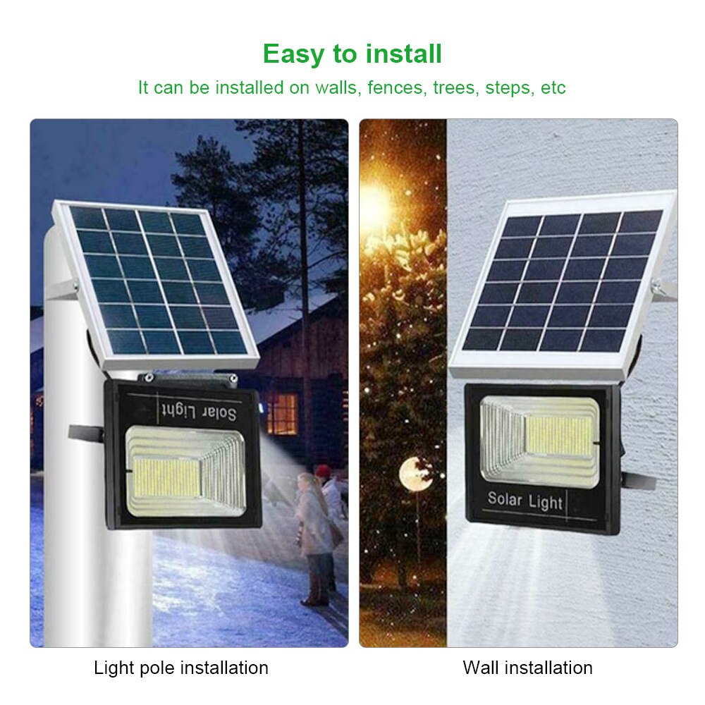 44W 44 Led/170W 170 Led Solar Panel Tuin Lamp Outd... – Grandado