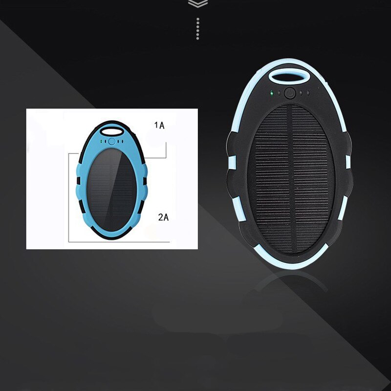 Solar Power Bank Case Dual USB Ports 4000mah Porta... – Grandado