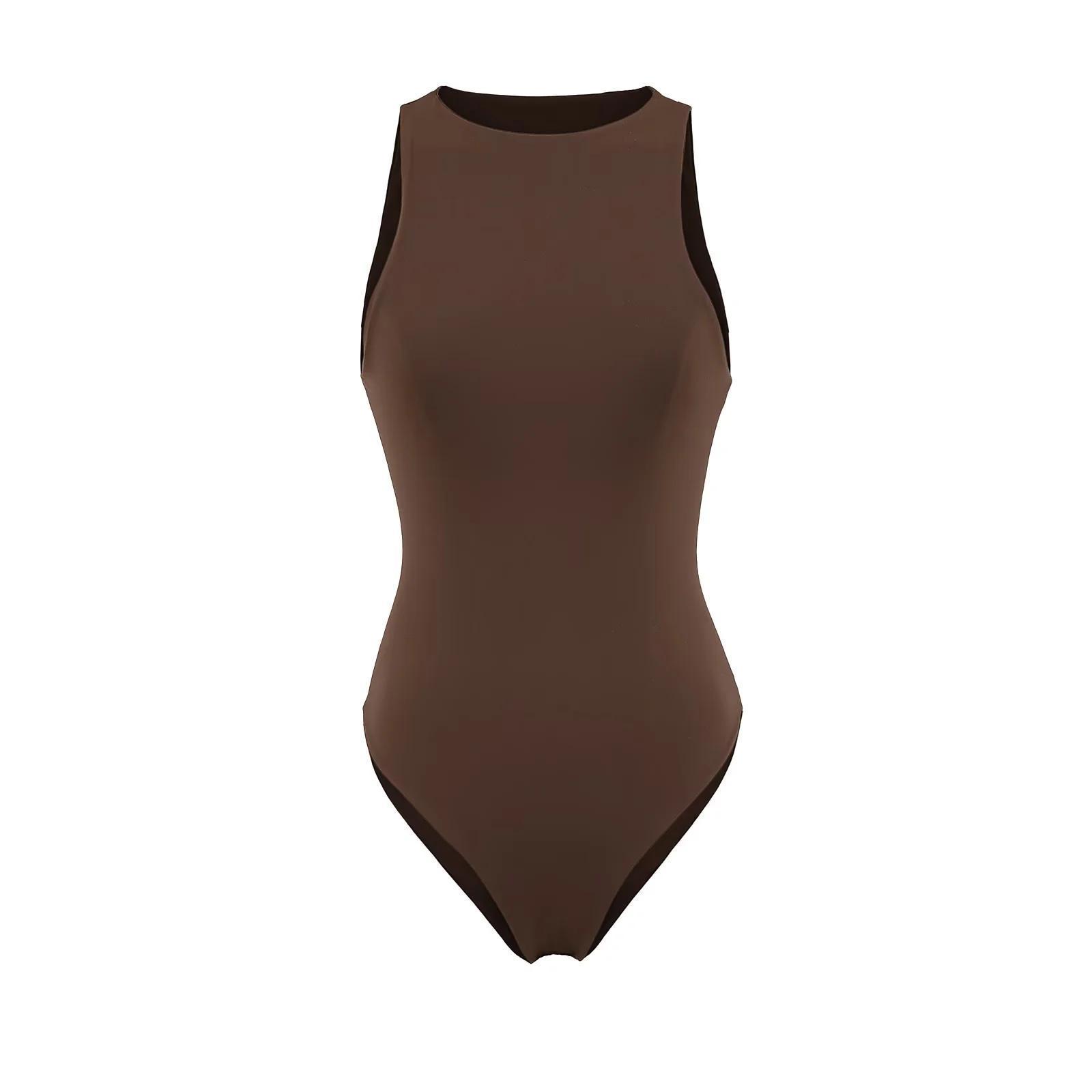 Summer Tank Sleeveless Bodysuits Women Casual 6 Co... – Grandado