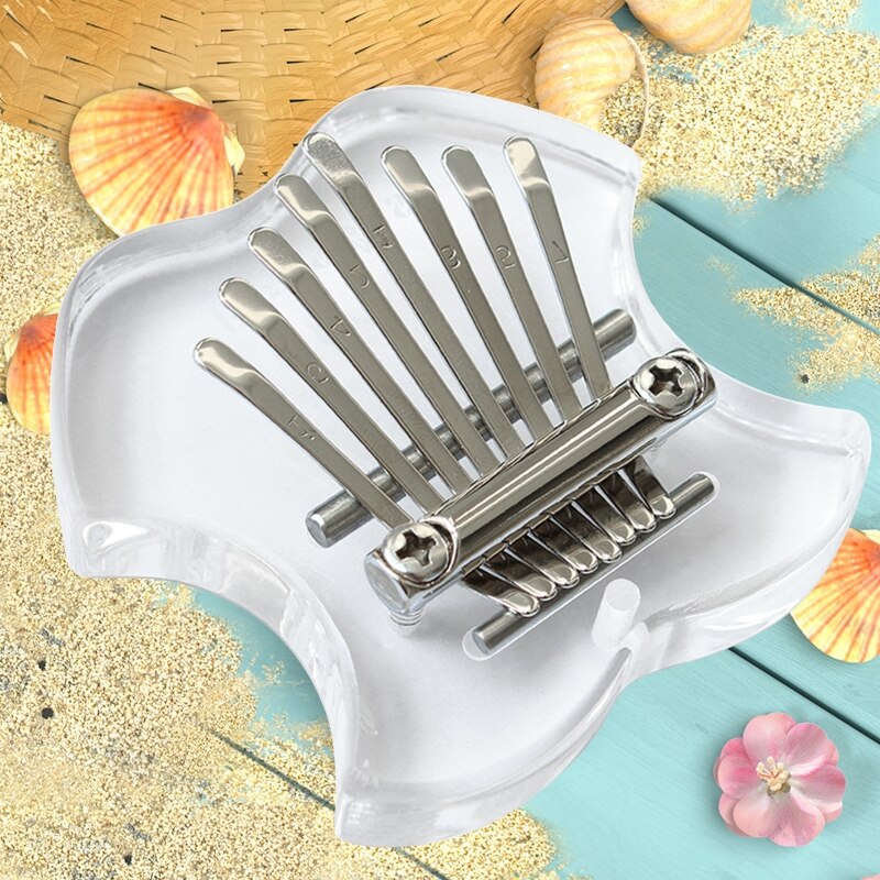 8 Keys Crystal Kalimba African Thumb Piano Beginne... – Grandado