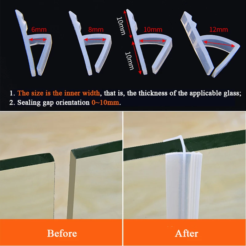 5M Silicone Rubber Window Sealing F U h Corner Sha... – Grandado