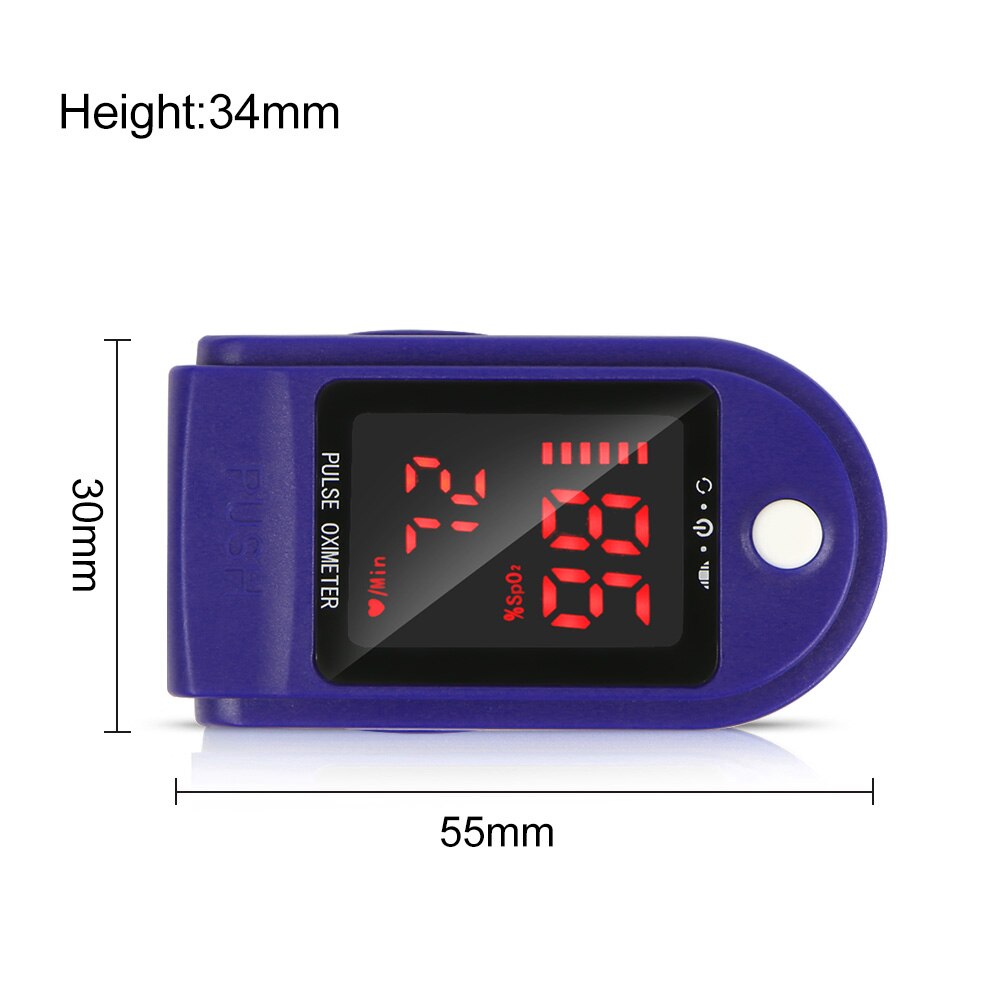 Fingertip Pulse Oximeter Pulse Rate Detector Blood... – Grandado